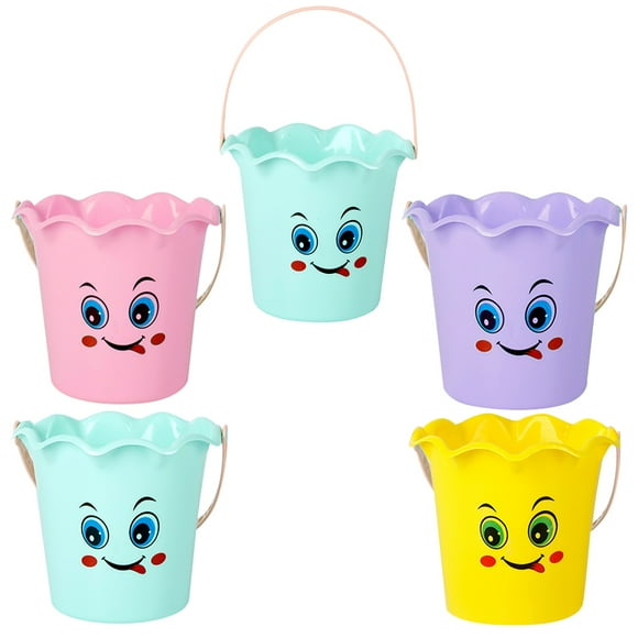 plastic beach pails