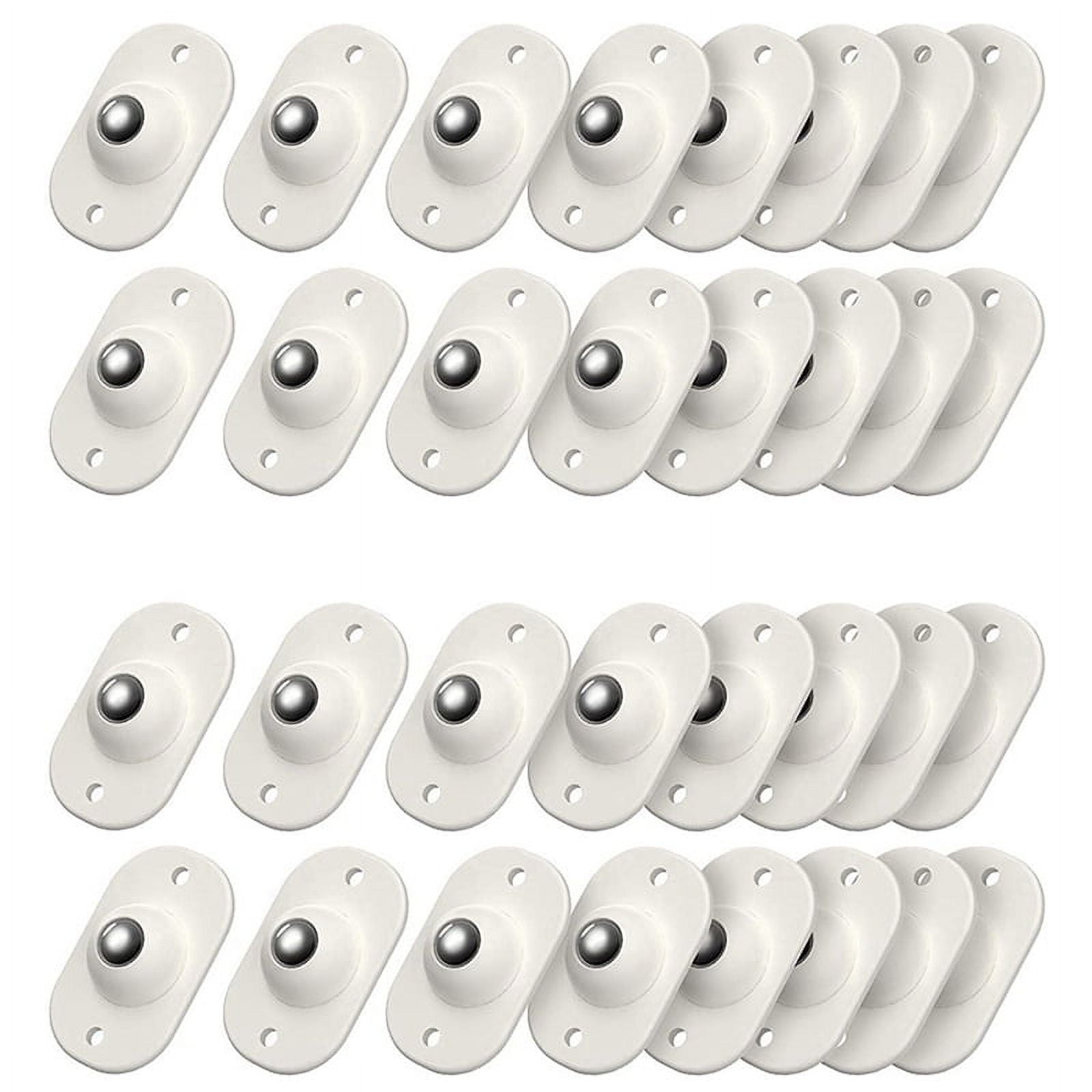 Mini Ruedas Giratorias de Acero Inoxidable de 32 Piezas con Rotación de ...