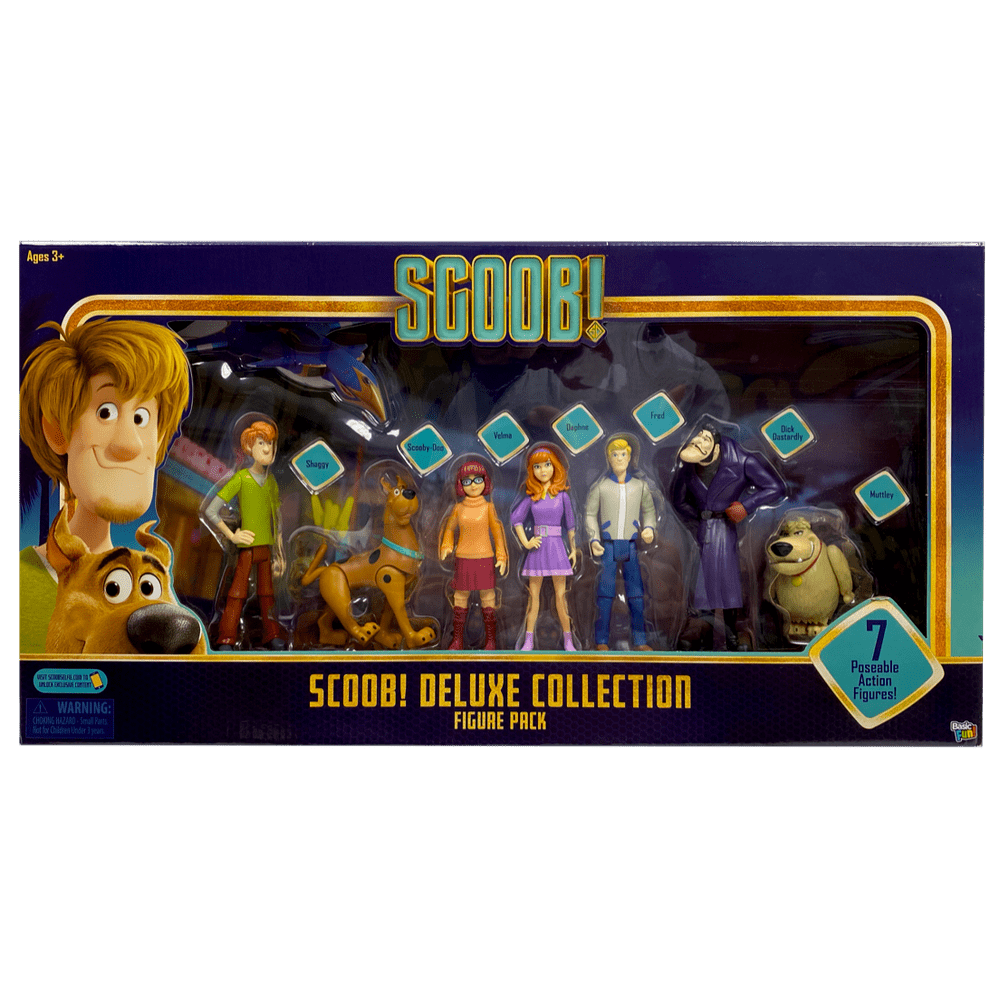 Scooby Doo Deluxe Figure Pack Includes 7 Action Figure Set Walmart Exclusive