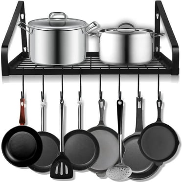 bimiti 6 Tier Kitchen Corner Pot Rack - 65" Height Triangular Storage ...