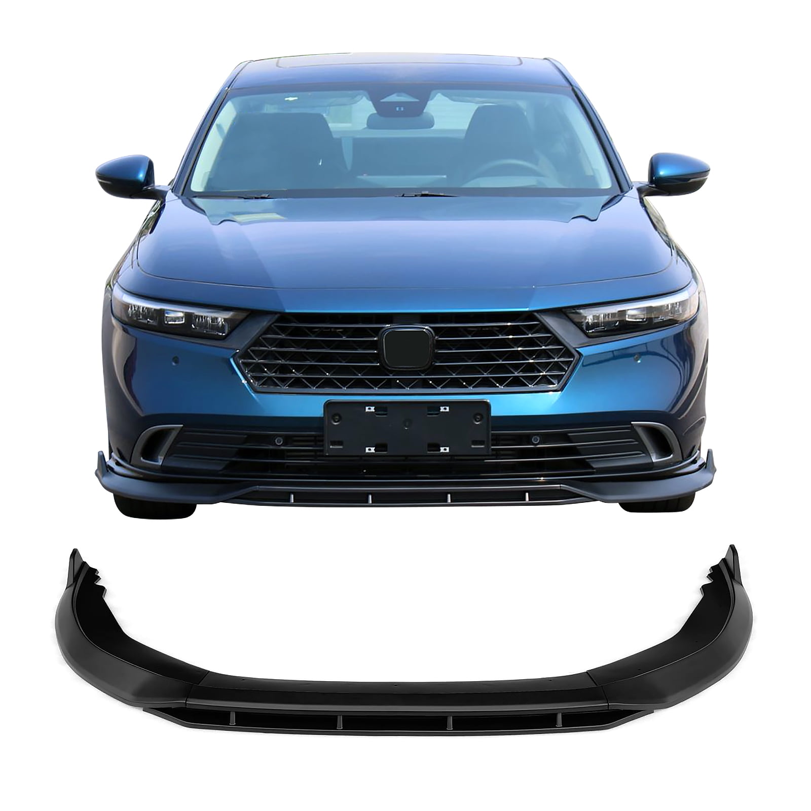 Ikon Motorsports Front Bumper Lip Compatible With 2023-2024 Honda ...