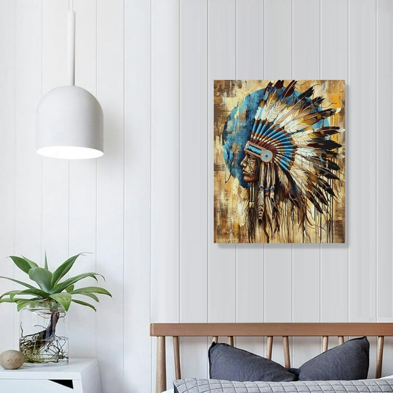 Native American Wall Decor And Wreaths DIY Feather Wreath For Fall