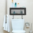 iMounTEK Toilet Organization Cabinet, Carbon Steel Bathroom Storage Box ...