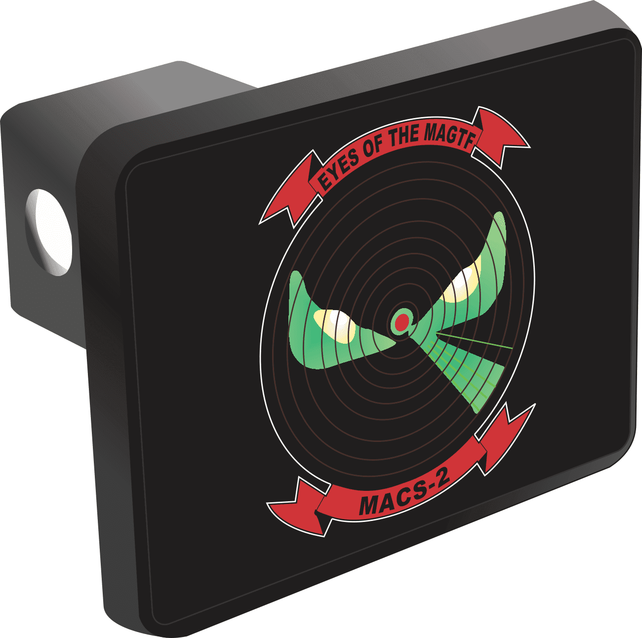 U.S. Marine Corps Marine Air Control Squadron 2 MACS-2 Hitch Cover ...