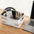 2 Pcs Foldable Felt Storage Bins Decorative Fabric Organizer Baskets ...