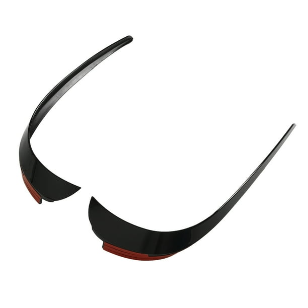 Front Bumper Spoiler, Stable Airflow Separation Bright Black Front ...