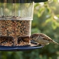 Hanging Bird Feeder, Outdoor Automatic Wild Bird Feeding Box, Weather ...