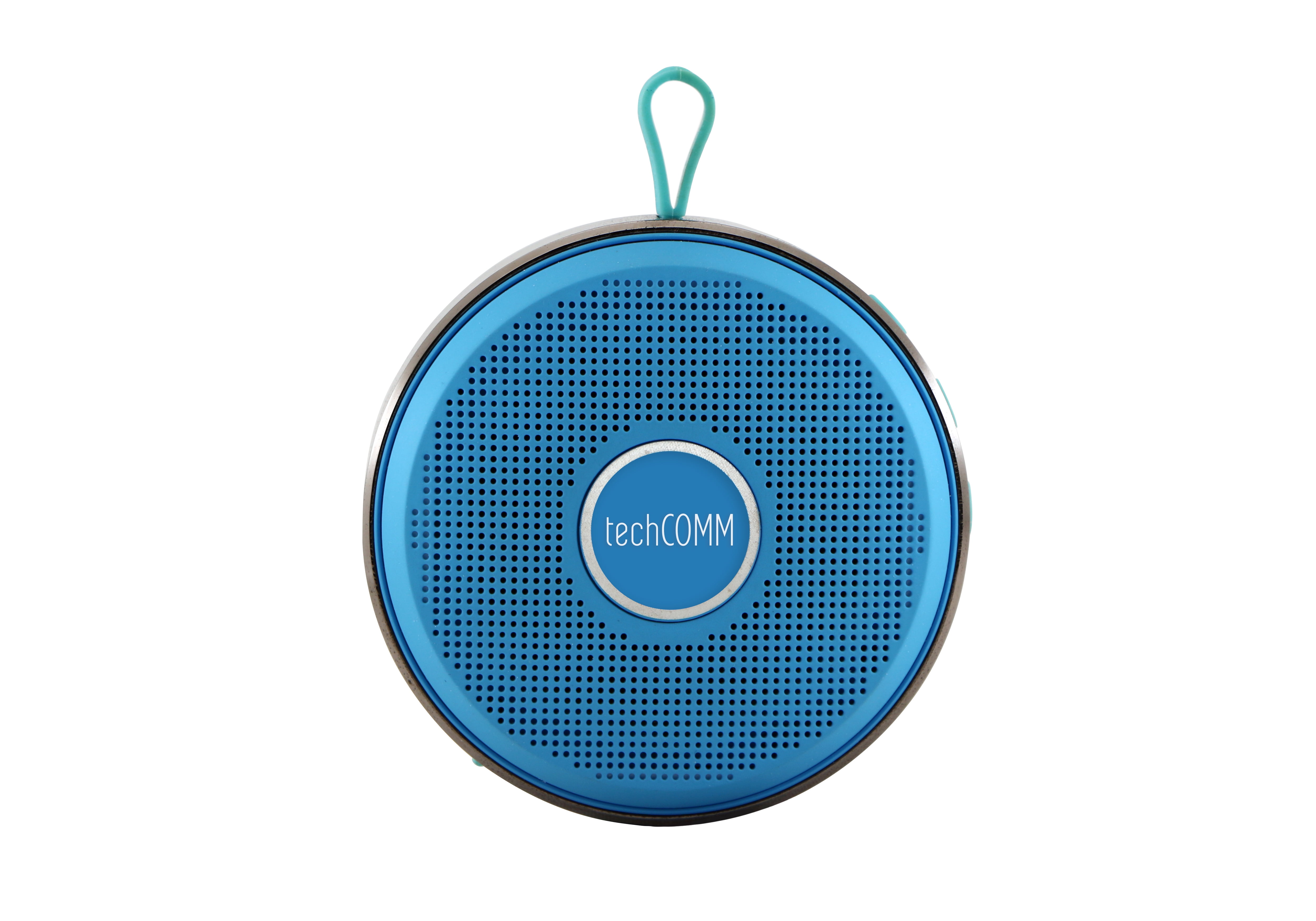 TechComm Curve Mini Wireless Portable Round Bluetooth Hi-Fi Speaker ...
