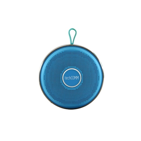 TechComm Curve Mini Wireless Portable Round Bluetooth Hi-Fi Speaker ...