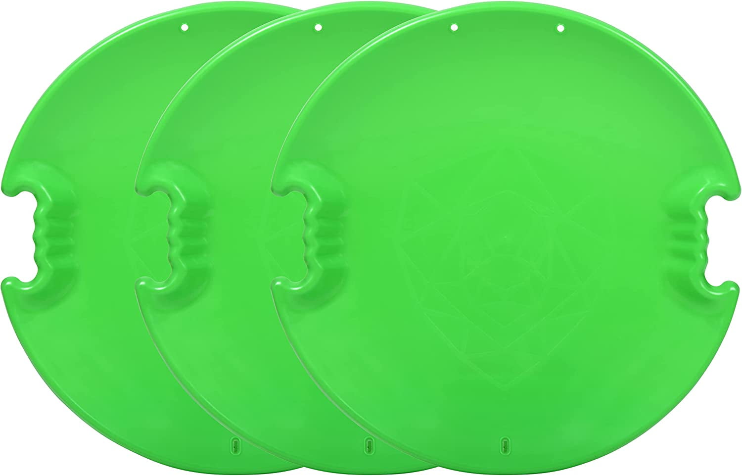 Superio Spiral Snow Saucer Sled, Round 26" Avalanche Circle Plastic ...