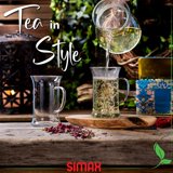 Simax Glassware 20 Oz. Glass Teapot | Short Spout, Microwave and ...