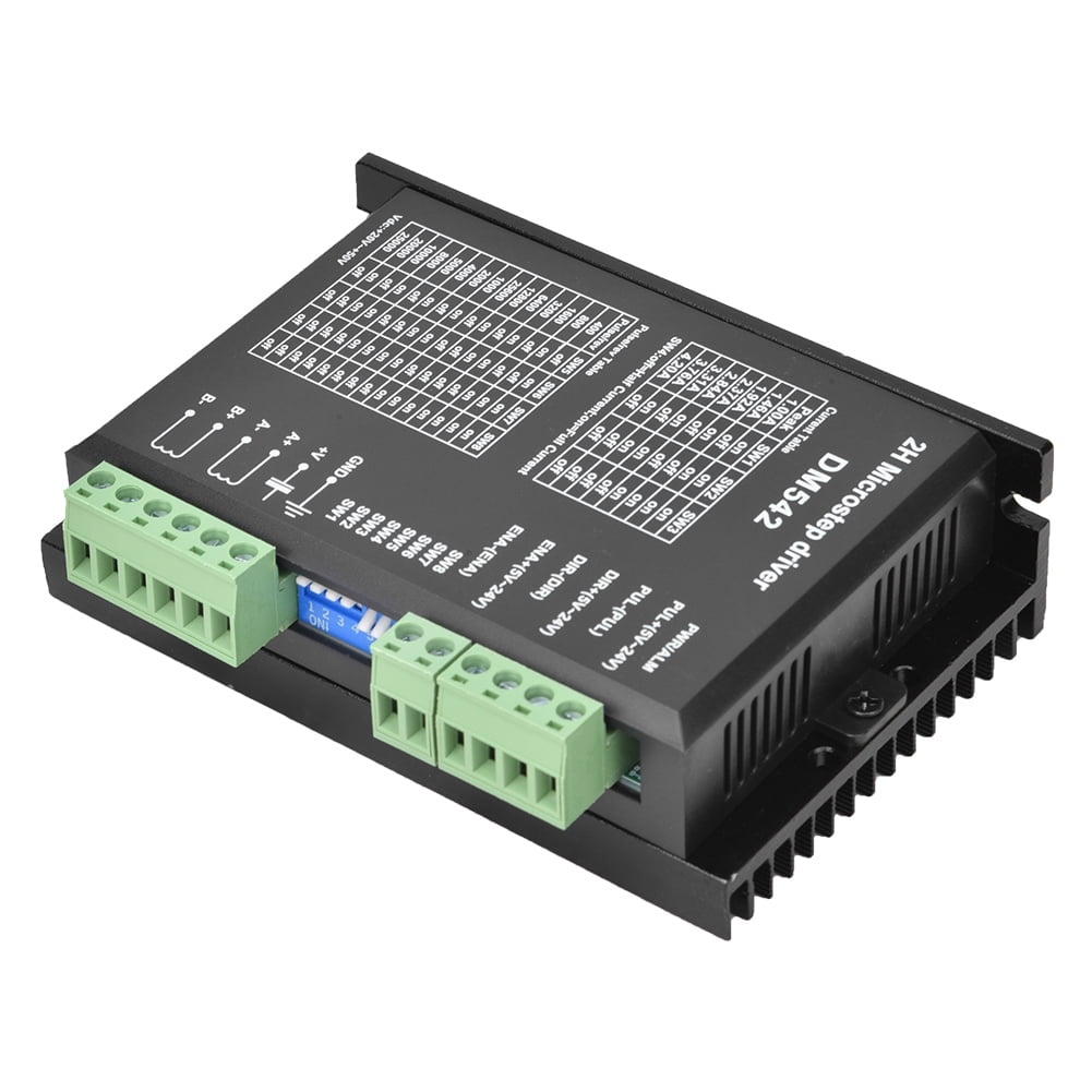 Controlador de motor paso a paso digital bifásico DM542 para motores de ...