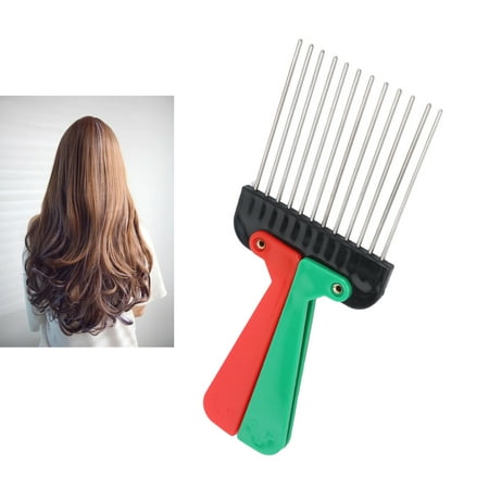 Detangle Pick Comb, Simple Operation Not Rust Pick Comb For Curly Thick ...