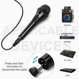 FanFun Wired Dynamic Microphone, Durable 9.8 Feet Cord, Cardioid Mic ...