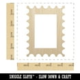 Postage Stamp Border Wood Shape Unfinished Piece Cutout Craft DIY ...