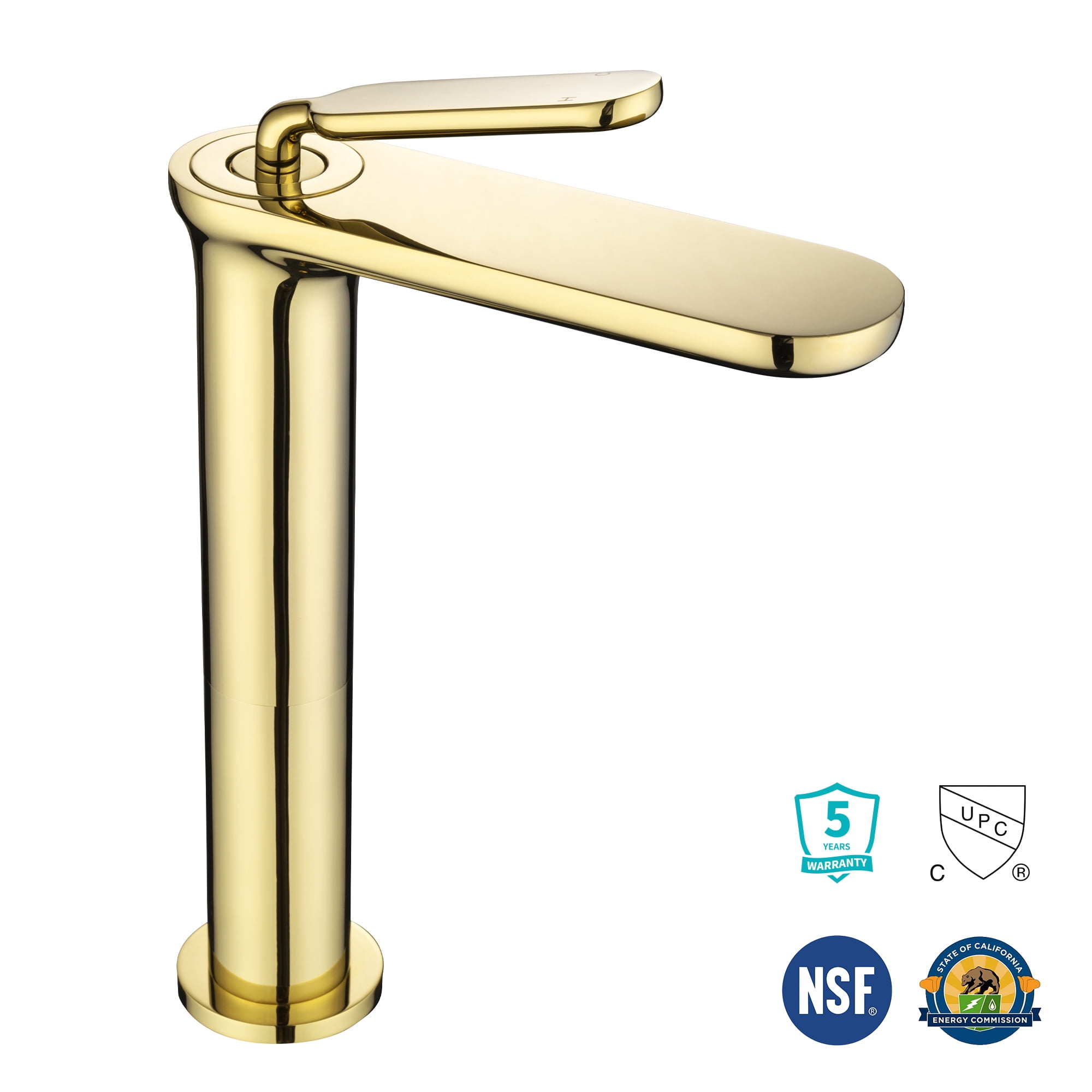 Aquaterior Single Handle Bathroom Vessel Sink Faucet Rv Lavatory Vanity ...