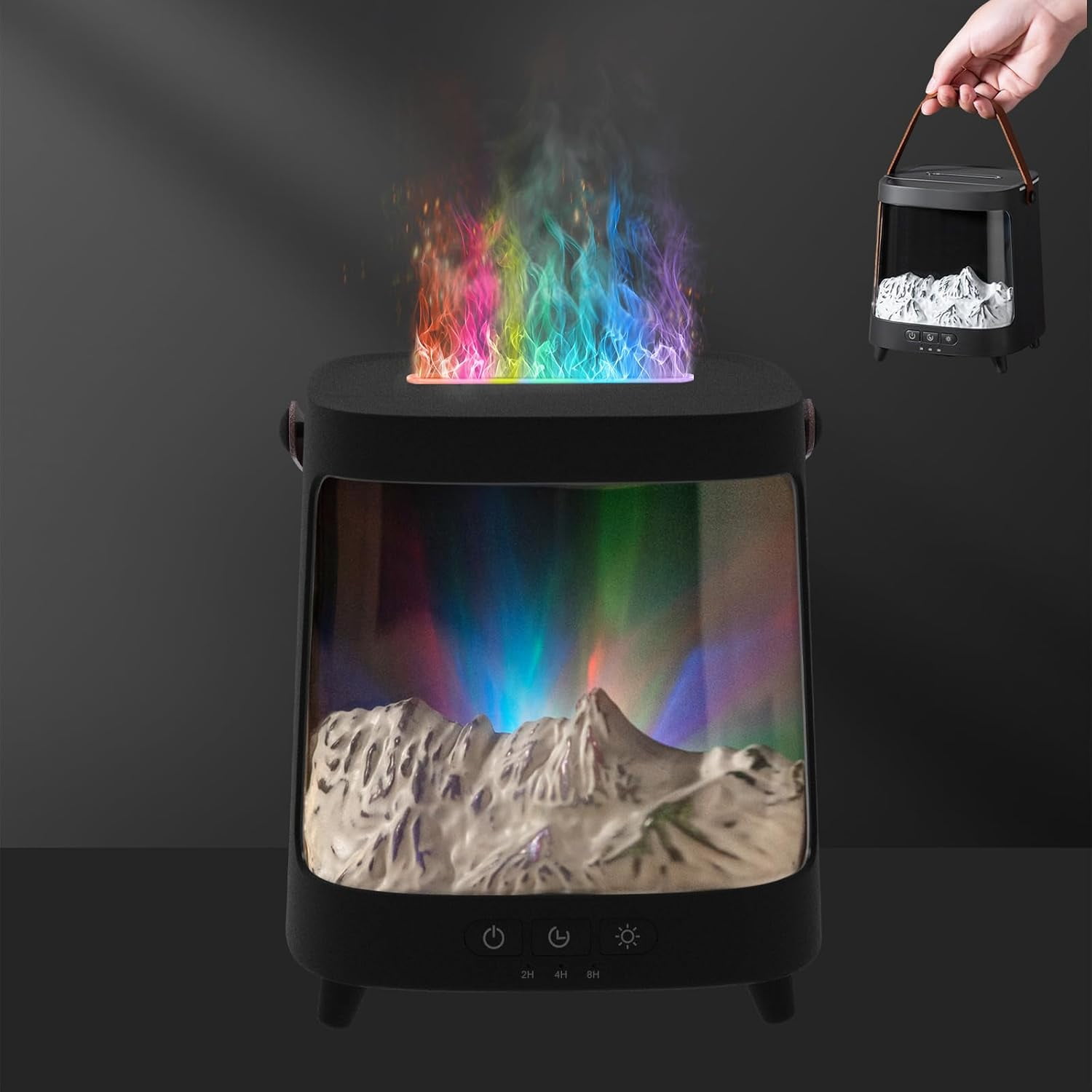 Click here for Unbranded Colorful Flame Fire Diffuser Humidifier... prices