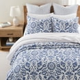 Levtex Home - Clara Blue Quilt Set - Twin Quilt and One Standard Sham ...