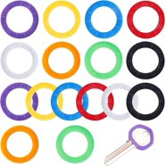 Wanaany Key Caps Set, Flexible Plastic Key Covers, Assorted Colors, 6 ...