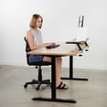 VIVO Black Clamp-on Desk Shelf, 40 Inch Monitor Laptop Riser, Ergonomic ...