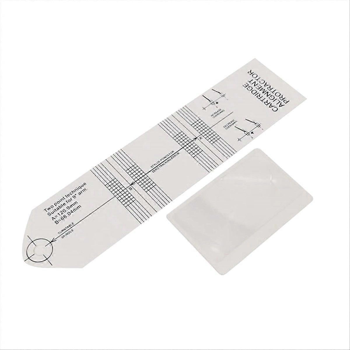 Vinyl Cartridge Stylus Alignment Protractor Angle Calibration Gauge ...