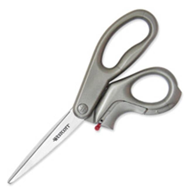 Box Cutter Scissors- Auto Retractable Blade- 3in. Cut-8in. Full- BK ...