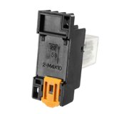 DC12V Coil 14 Pin 4P4T Electromagnetic Purpose Power Relay + Socket ...