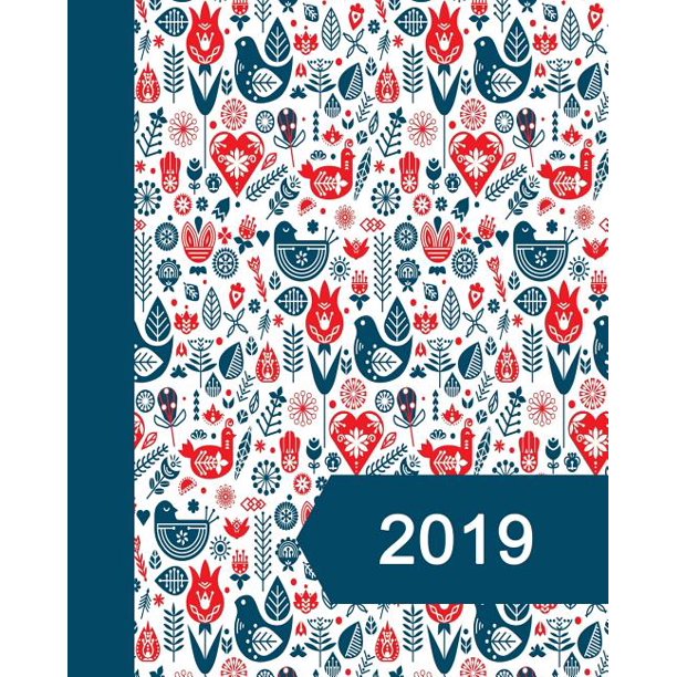 2019-one-page-a-day-daily-planner-monthly-calendar-jan-2019-dec