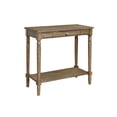 Convenience Concepts French Country Hall Table with Drawer and Shelf ...