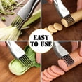 Shred Silk The Knife, 2026 Stainless Steel Finger Guard Green Onion ...
