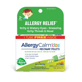 Boiron AllergyCalm Tablets, Homeopathic Medicine for Allergy Relief ...