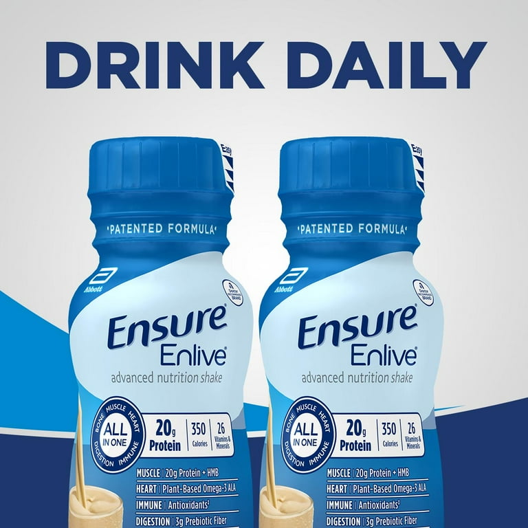 Ensure Enlive Meal Replacement Shake, 20g Protein, 350, 45% OFF