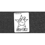 NCAA LSU Tigers Collegiate 'LSU' Mini Stencil Kit - Walmart.com