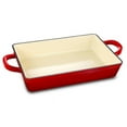 Crock Pot Artisan Enameled Cast Iron 13" Rectangular Lasagna Pan ...