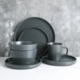 Stone Lain Celina 16-Piece Stoneware Round Dinnerware Set, Service for ...