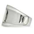 Stainless Steel Polished Square Signet Ring - Walmart.com