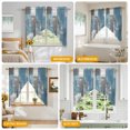 Abstract Oil Painting Sheer Curtains Swag Valances for Windows Square ...