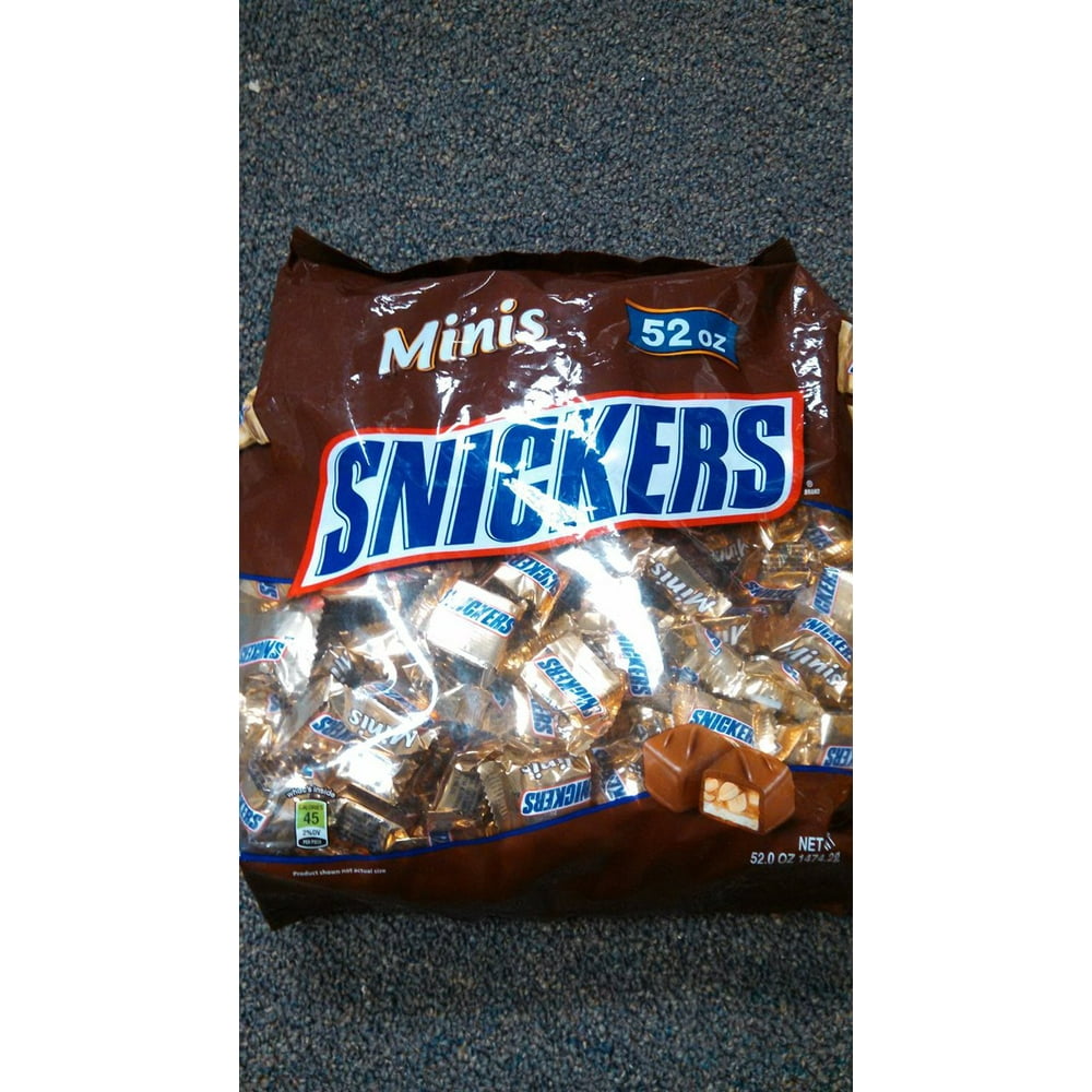 Mars Snickers Minis 52 Oz Bag - Walmart.com - Walmart.com