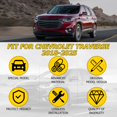 AUXMART Retractable Cargo Cover Fit for Chevy Chevrolet 2018-2024 2025 ...