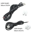 5V USB Charging Wire with Spring Clamp Connectors Cable for Electronic ...