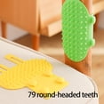 4Pcs Cats Grooming Tool Scratcher Pad Soft Bristles Massage Brush for ...