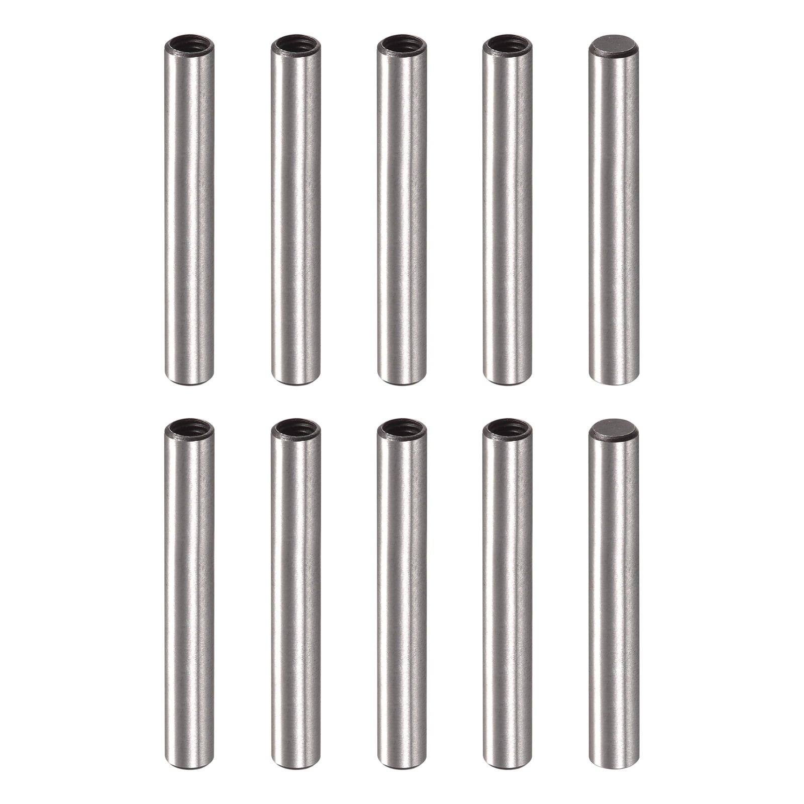 M3 Internal Thread Dowel Pin 10 Pack 4x30mm Chamfering Flat Carbon ...