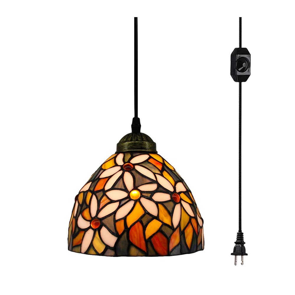 Click here for Fsliving Tiffany Baroque Style Glass Lampshade Cei... prices