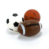 Toysmith GO Pro-Ball Set, 3 Pack (Includes 5” Soccer, 6.5” Football, 5 ...