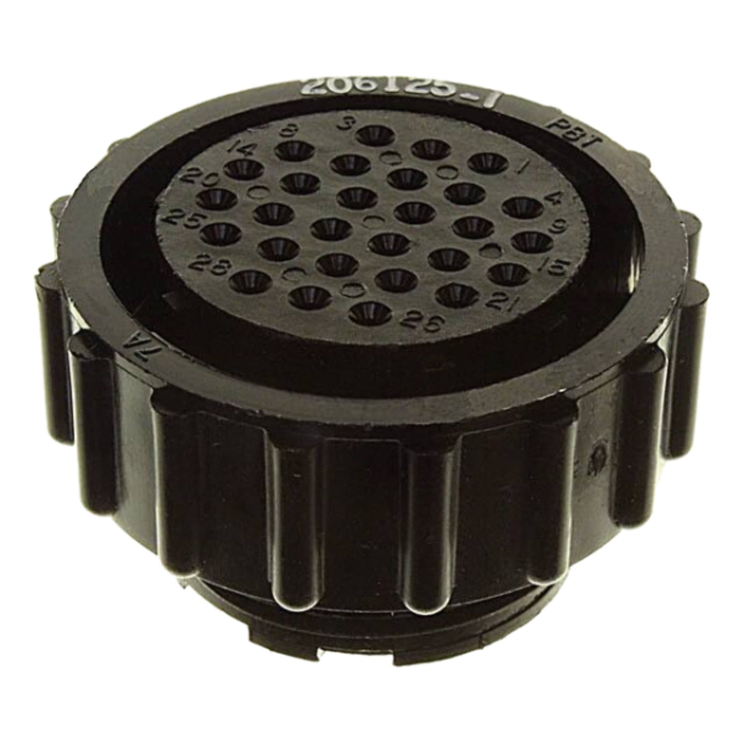 206125-1 Circular Connector Plug Housing Free Hanging (In-Line ...