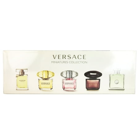 Versace - Versace 5-Piece Perfume Miniatures Collection Set for Women ...