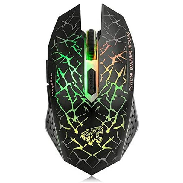 Mouse Gamer Picktech Q8 Inalámbrico Recargable 2.4GHz USB | Bodega Aurrera en línea