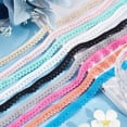27 Yards 9 Colors Polyester Elastic Ribbon Flat Mixed Color 13mm 3 ...