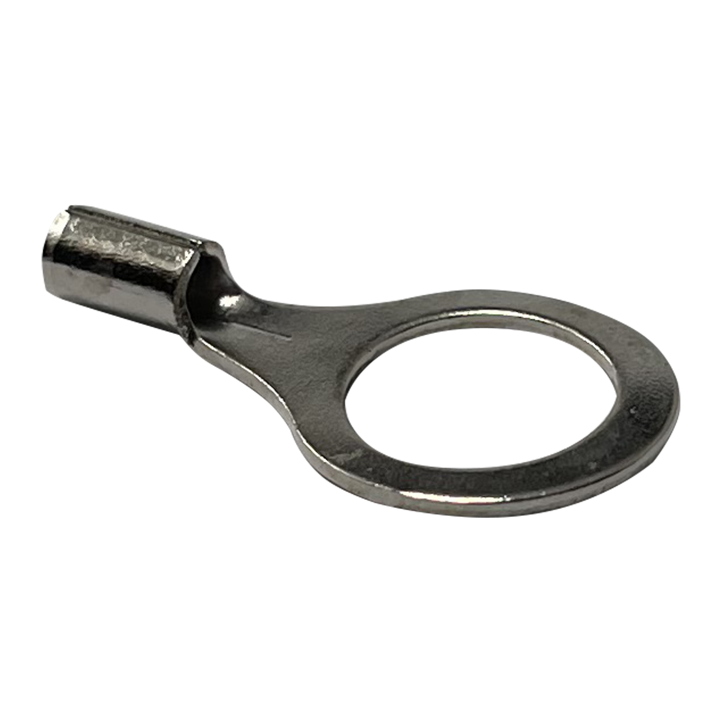 (100) High Temperature Non-Insulated Ring Connector 16-14 Gauge AWG 3/8" Stud Electrical Wire ...