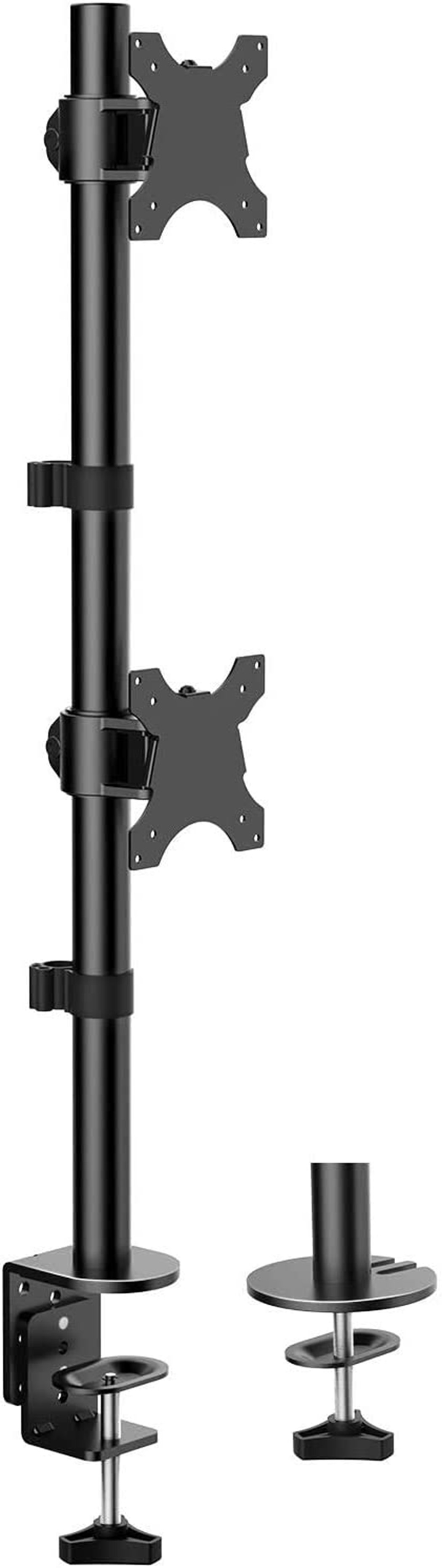 Buy Vertical Monitor Stand for 2 Monitors, 13-27 inch Dual Stacking ...